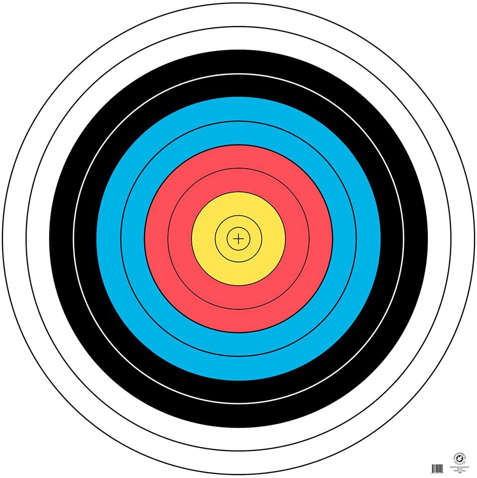 Maple Leaf World Archery Official Target Face (60 cm) Full Face ...